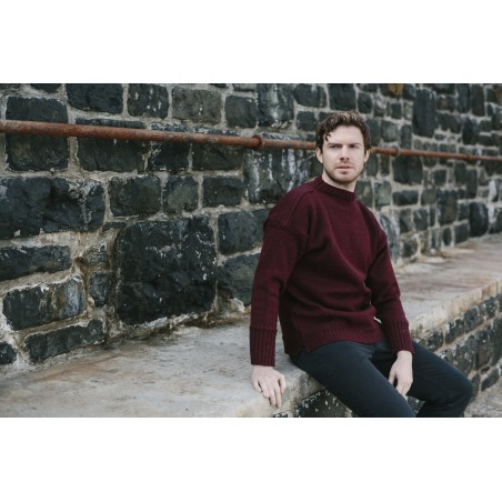 Burhou - Traditional Guernsey in Burgundy
