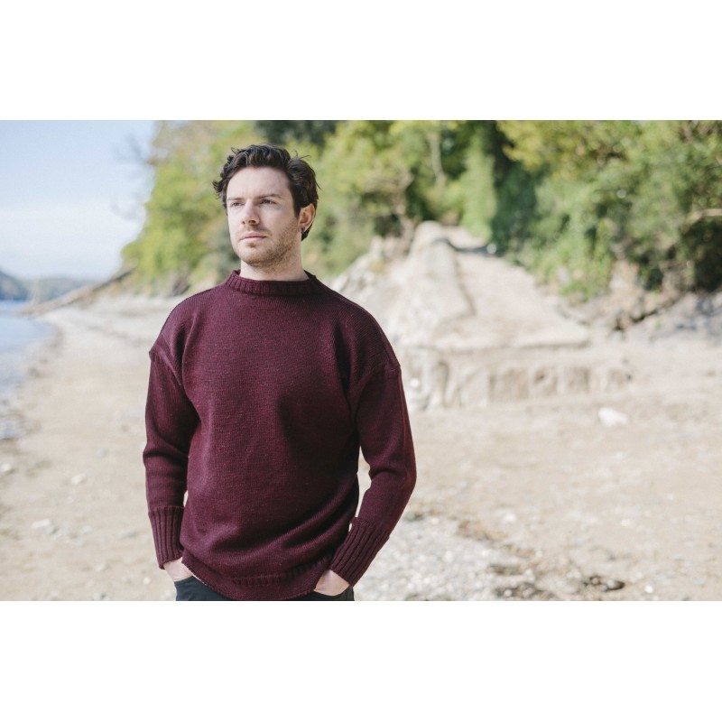 Burhou - Traditional Guernsey in Burgundy
