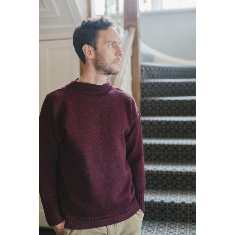 Burhou - Traditional Guernsey in Burgundy